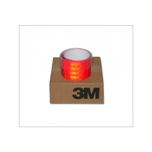 Cintas y logos 3M: Cinta Perimetral 3M Rojo 7,5 cm x 1 mt